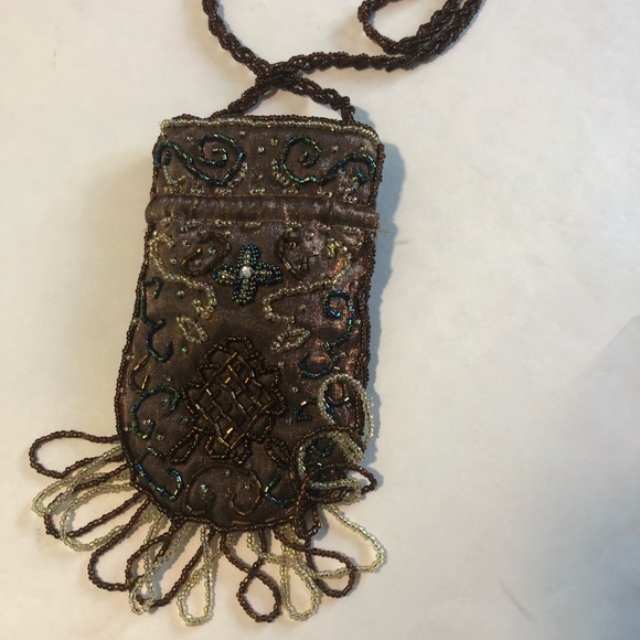 Bags | Vintage Small Beaded Purse Super Cute Boho Style | Poshmark